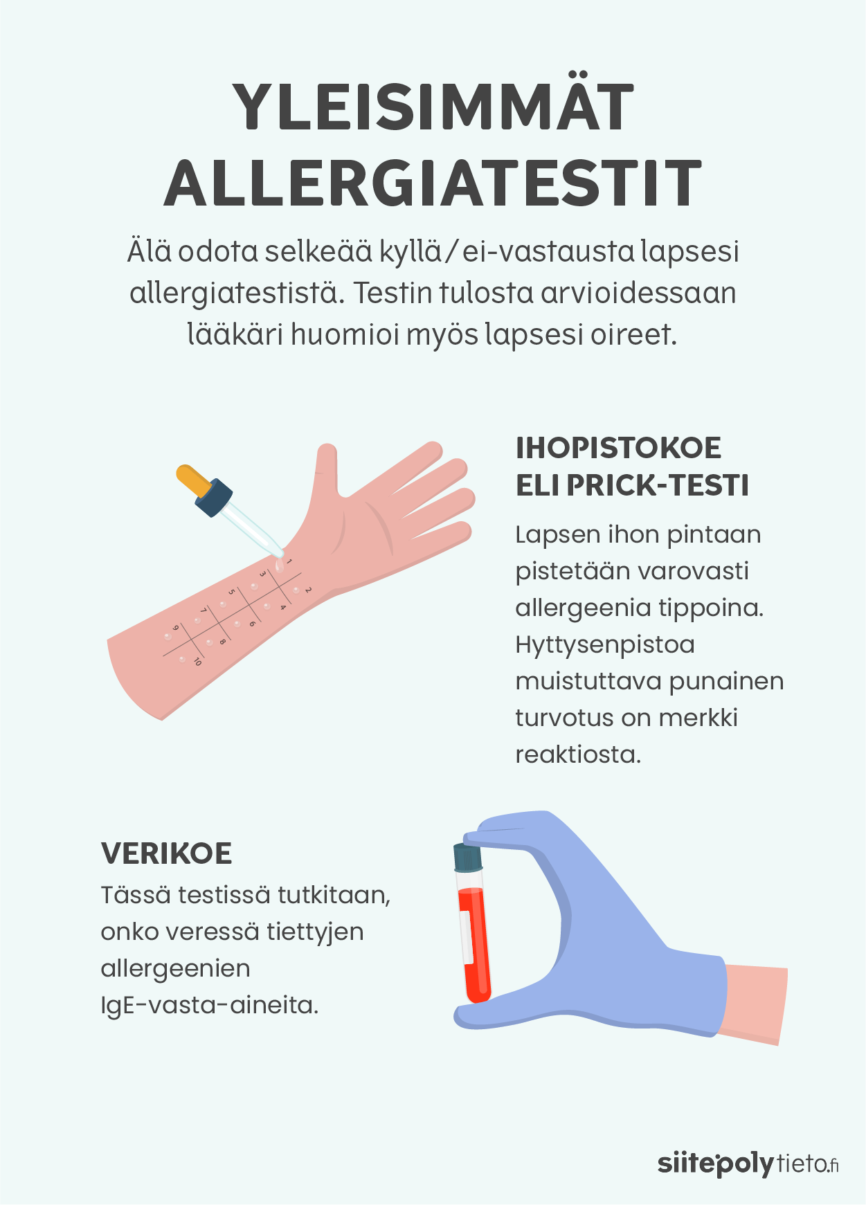Lasten allergiatestit | Käytännön opas vanhemmille